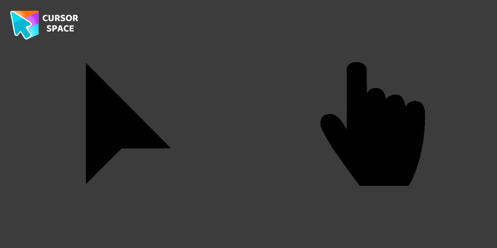 Cute Cursor Black Triangle - Cursor Pack | Cursor Space